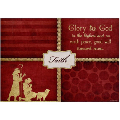 Glory to God: Box of 14 Stephanie Marrott Deluxe Glitter Religious ...
