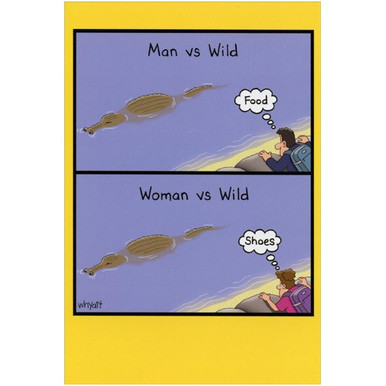 Man Vs. Wild Funny / Humorous Tim Whyatt Birthday Card | PaperCards.com