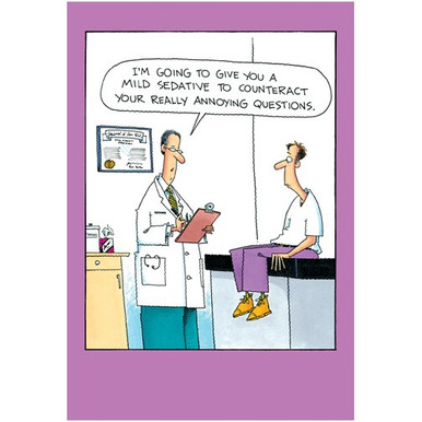 Annoying Questions Funny / Humorous Get Well Card | PaperCards.com