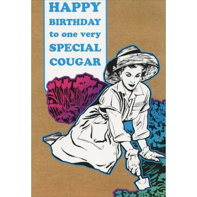 Special Cougar Funny / Humorous Birthday Card | PaperCards.com