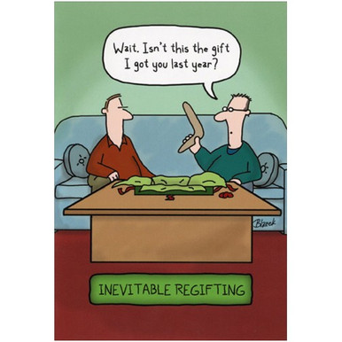 Boomerang Regifting Funny Christmas Card | PaperCards.com