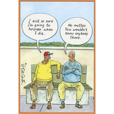Going To Heaven Eric Decetis Funny / Humorous Masculine Birthday Card ...