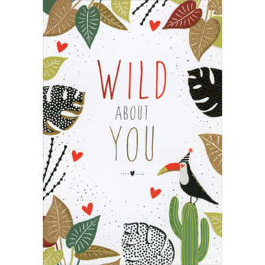 Wild About You Valentine's Day Card | PaperCards.com