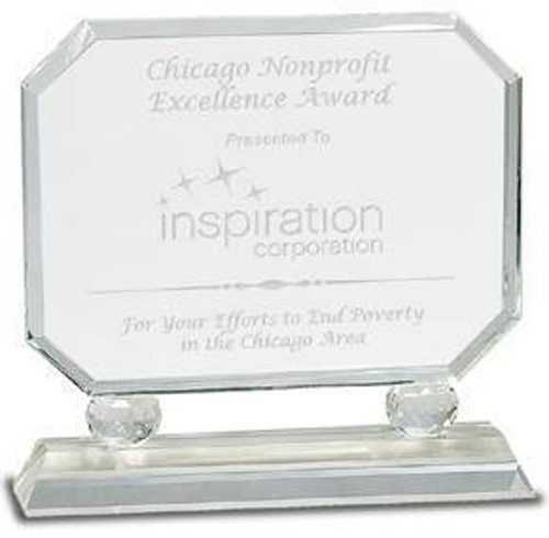 Crystal Billboard Tablet | Crystal Awards Engraved