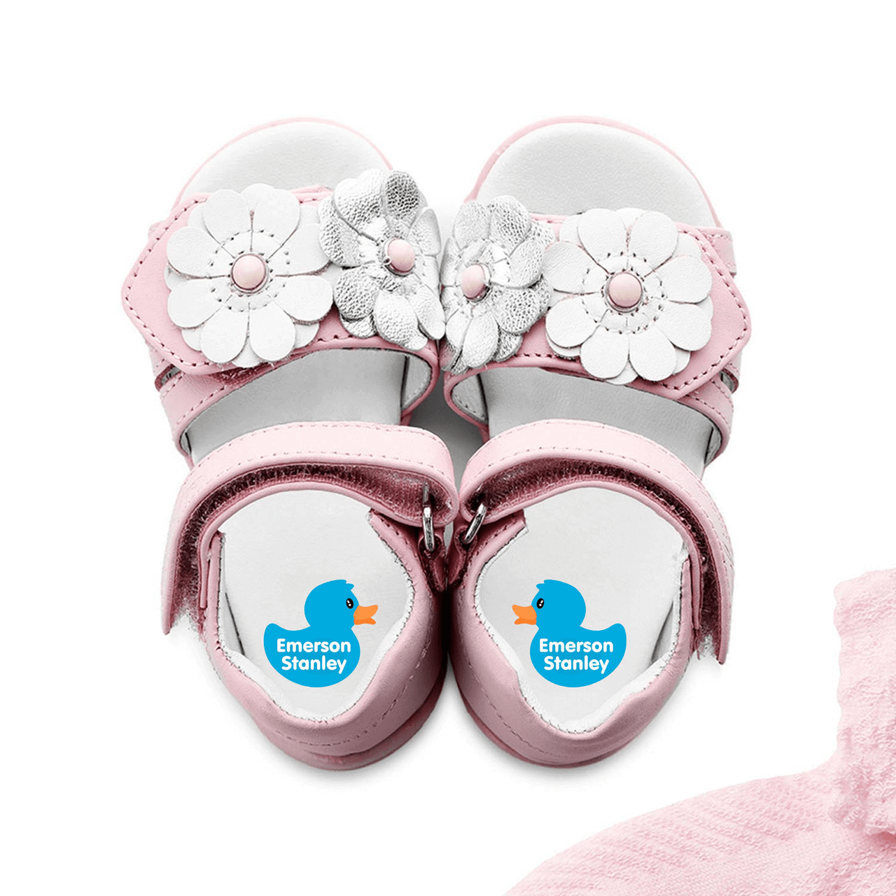 Baby Shoe Labels | Labels for Babies | Sticky Monkey