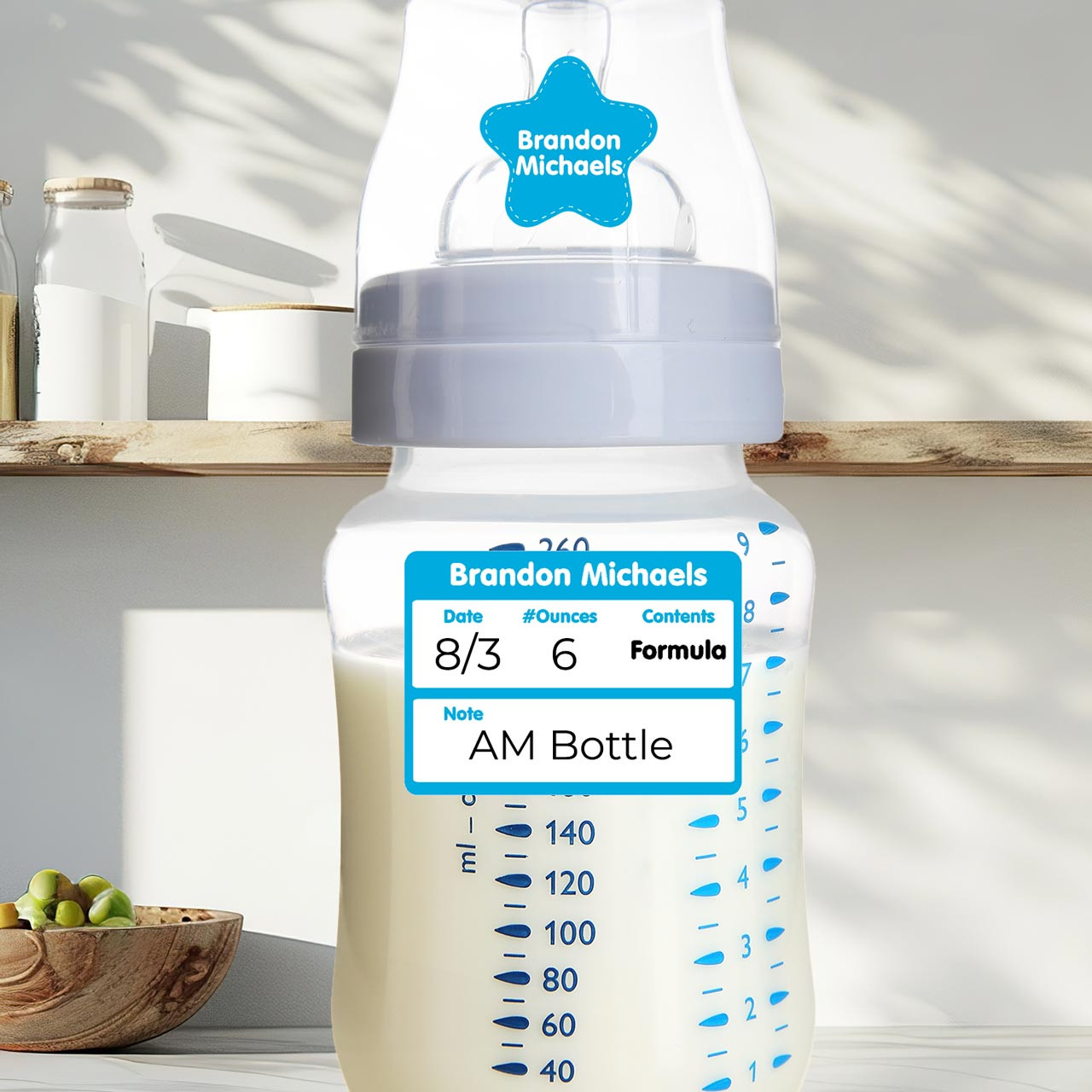 Labels for Baby Bottles | Bottle Labels Daycare