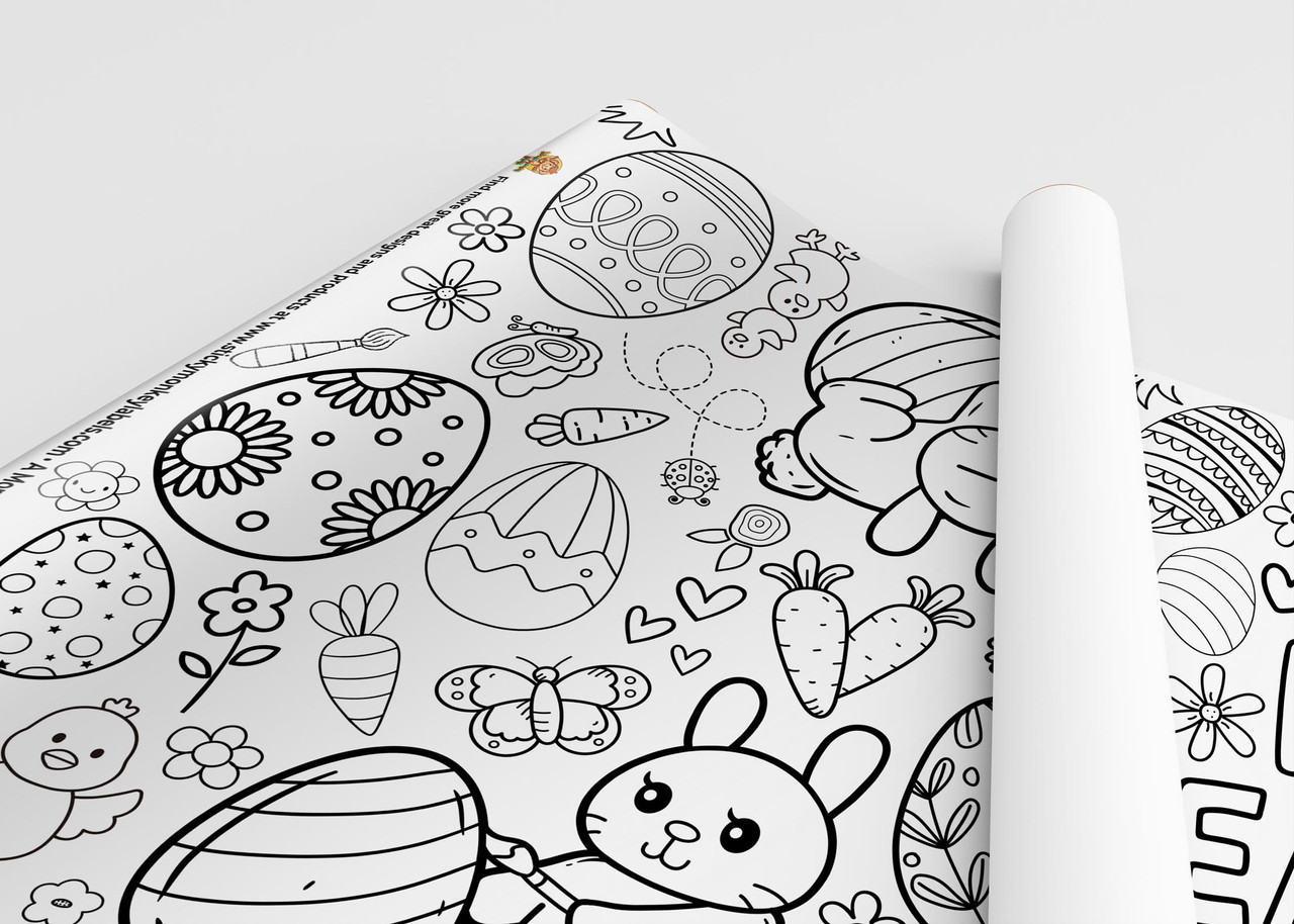 Easter Giant Coloring Poster | Large Coloring Poster