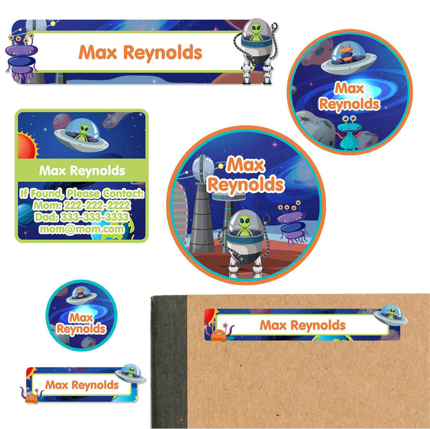 School Name Labels | School Supply Labels