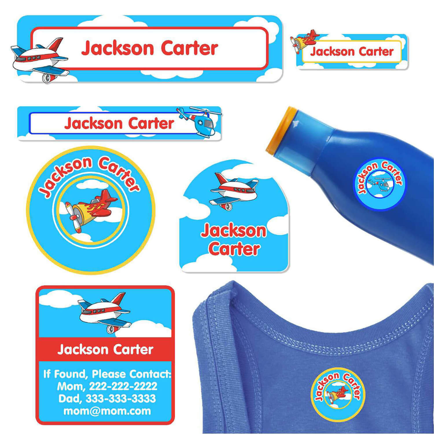 Camp Name Tags | Camp Clothing Labels | Sticky Monkey Labels
