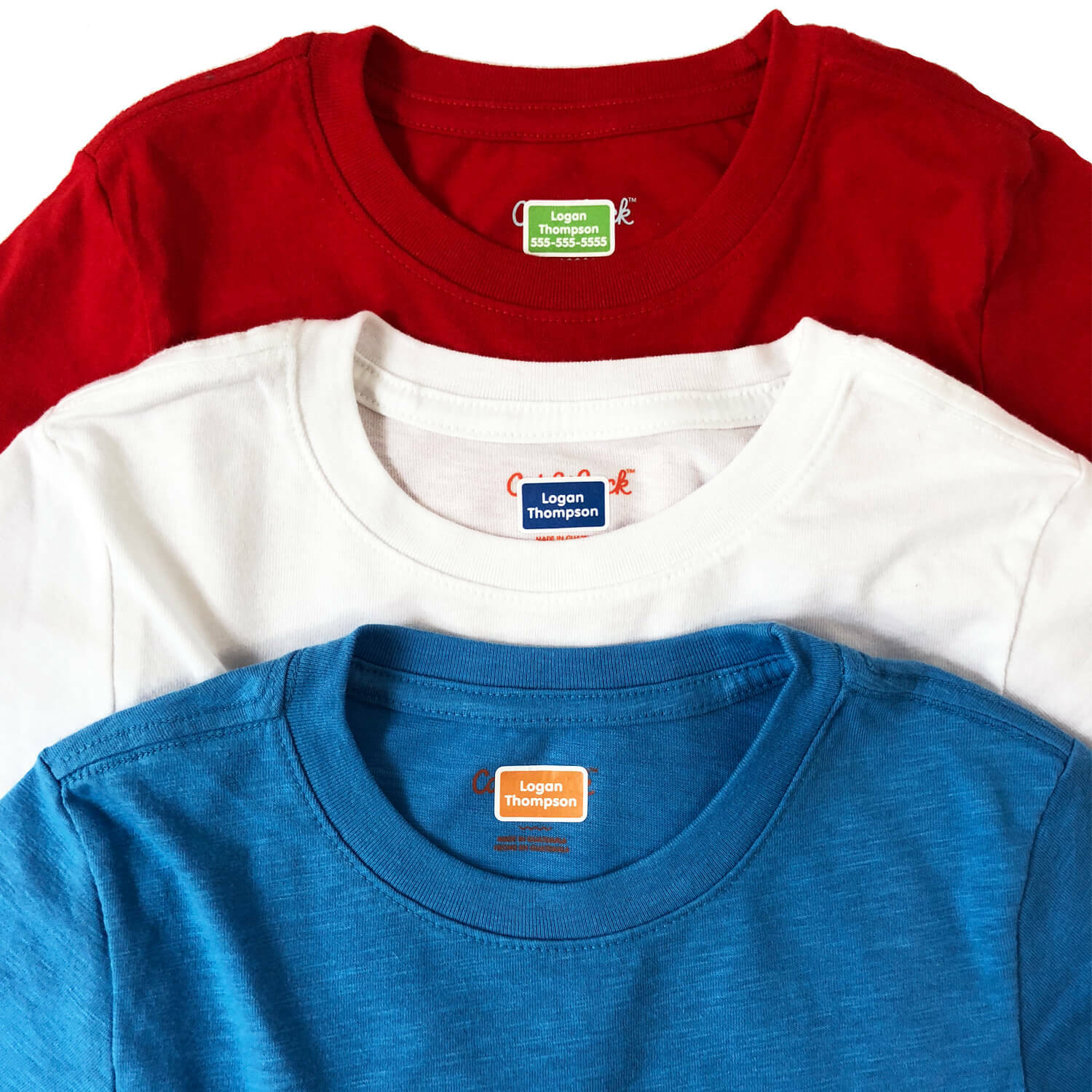 Stick On Clothing Labels | Iron On Clothing Labels