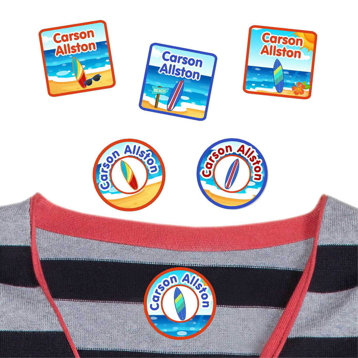 Surfing Designer Labels