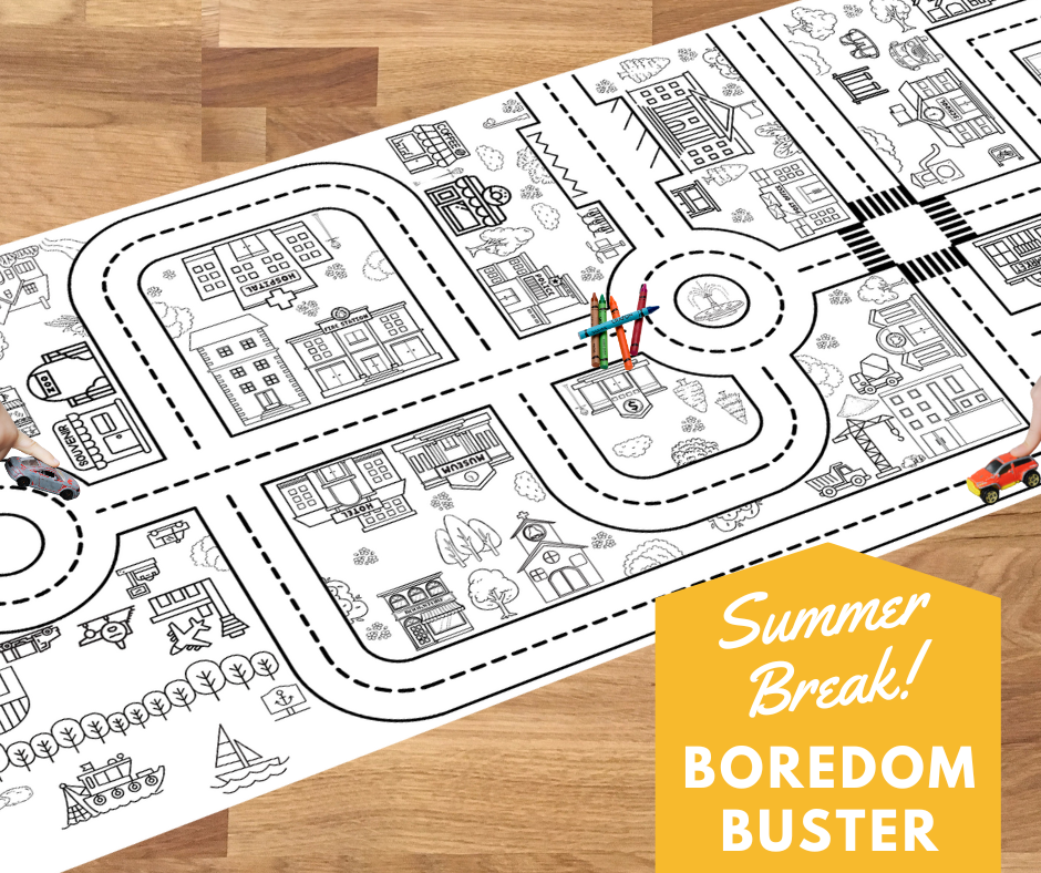 Unleash Creativity with Giant Coloring Pages from Sticky Monkey Labels ...