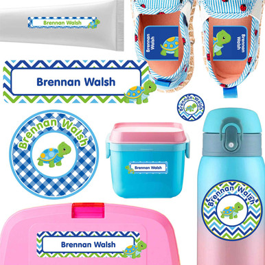 Turtle Labels for Daycare | Labels for Baby Items
