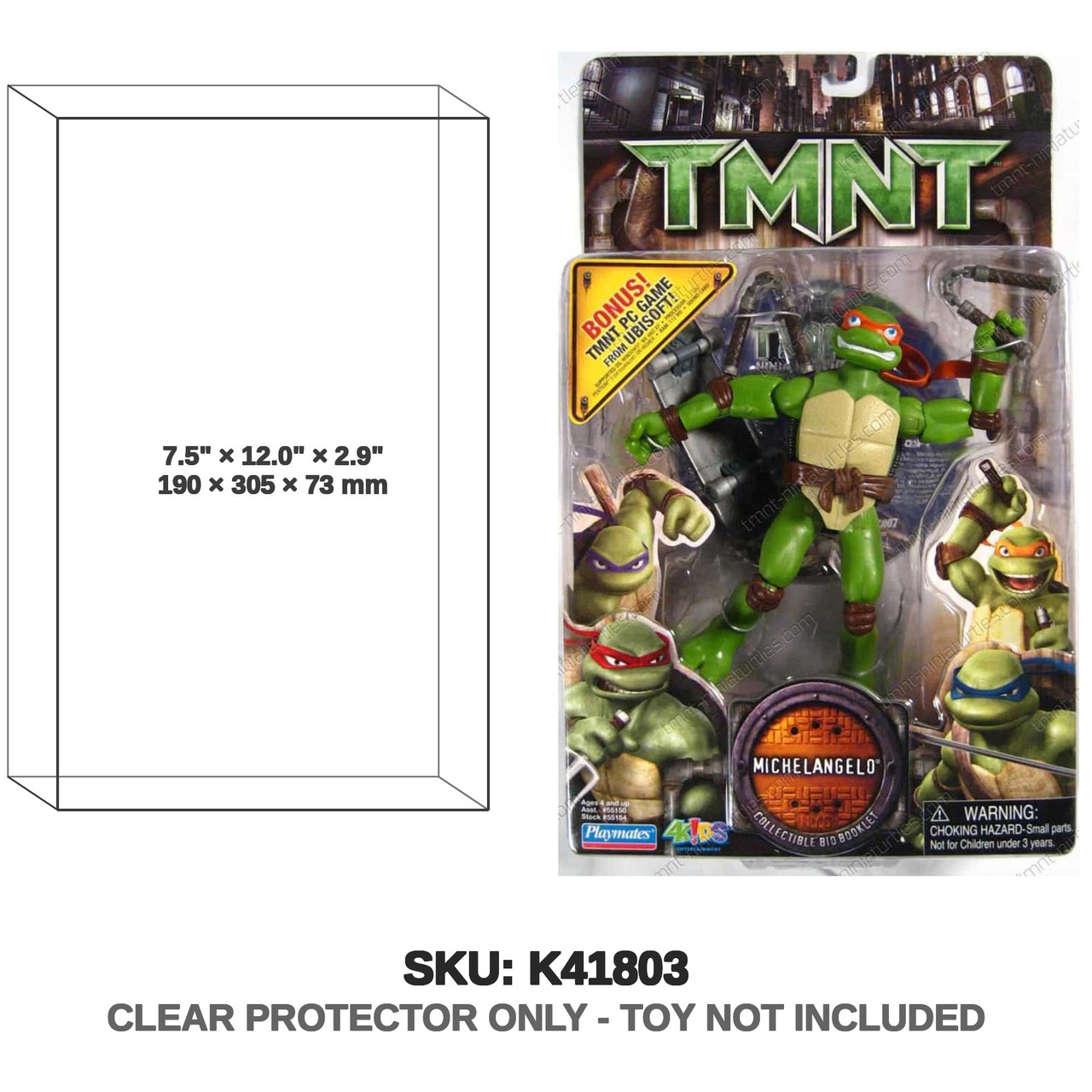 tmnt 2007 action figures