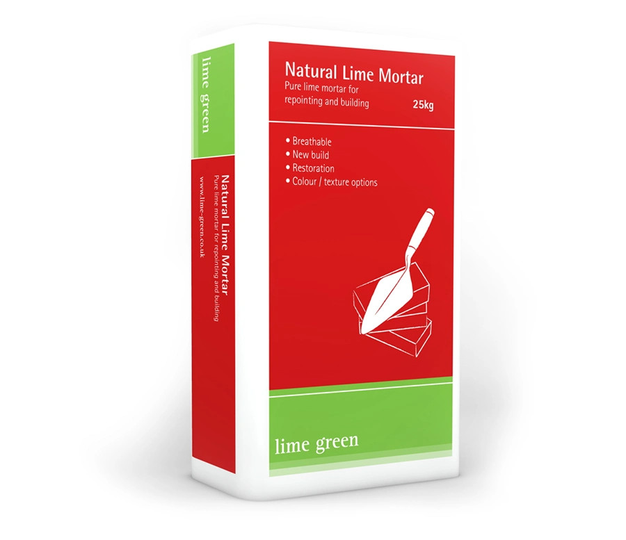 Lime Green - Lime Green Natural Lime Mortar-Medium
