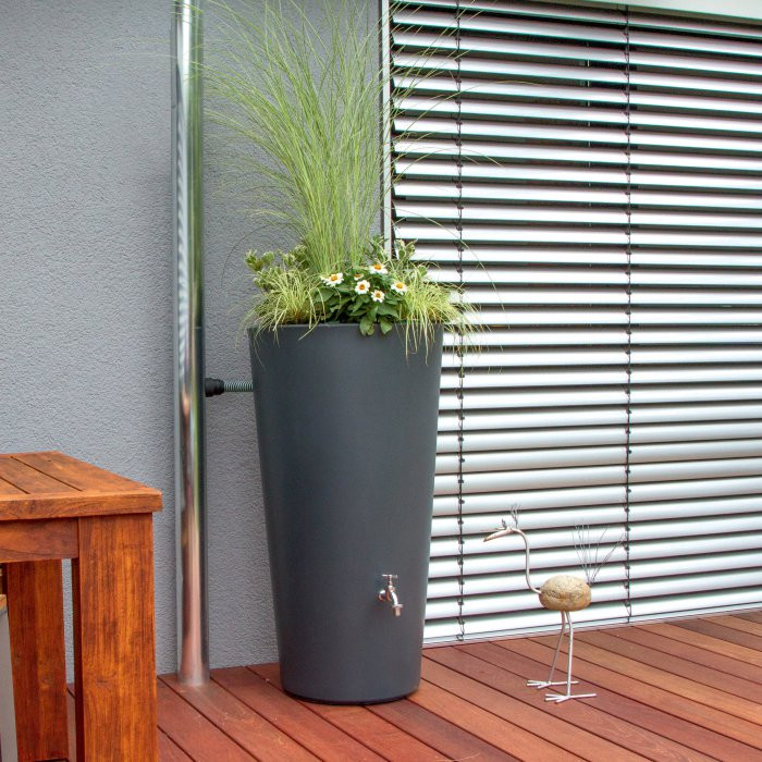 Decorative Water Butts & Rain Water Tanks. Slimline water butt & large ...