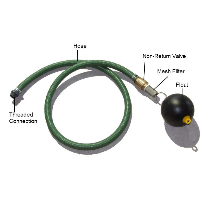 Floating Intake Filter with or without Suction Hose
