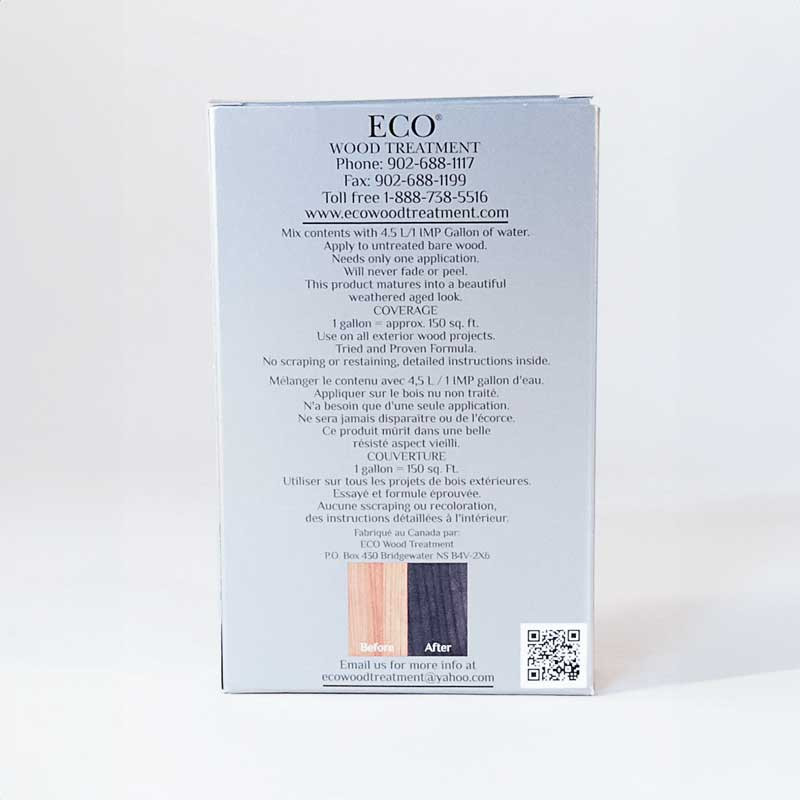 ECO WOOD TREATMENT UK - Non Toxic Wood Stain Power, Mix With Water