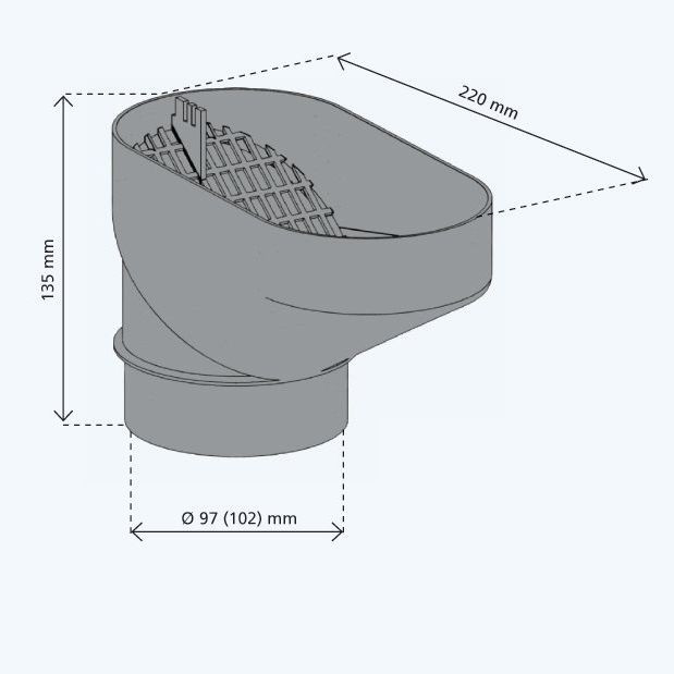 Leaf Catcher Filter for Downpipes
