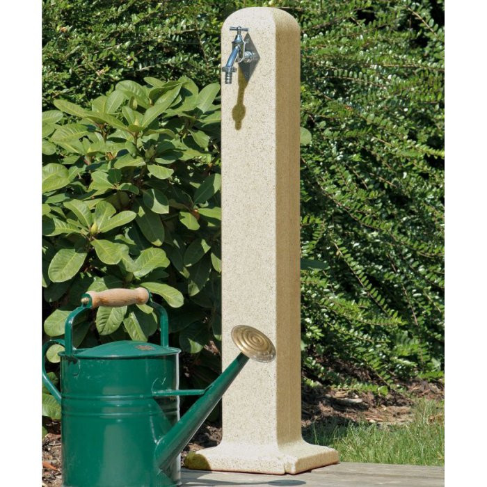 Watering Post - Garden Standpipe in Smooth Stone Effect