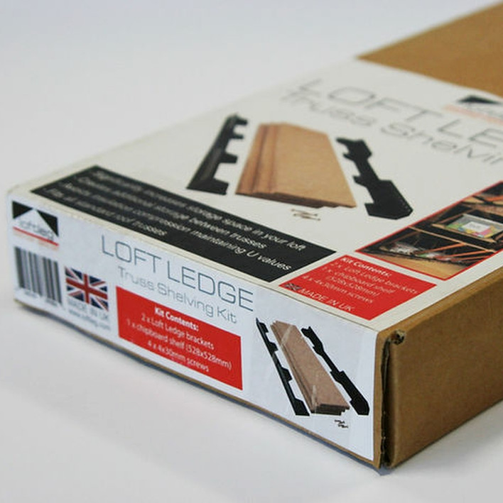 Loft Ledge easy Storage Shelves between Roof Trusses - Celtic Sustainables