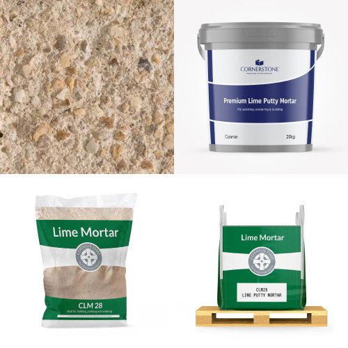Ready Mixed Coarse Lime Mortar - (CLM28) - Celtic Sustainables