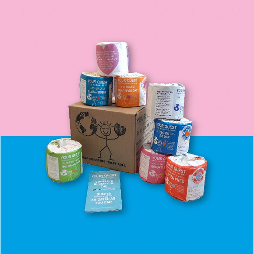Quest Toilet Rolls - UK recycled paper