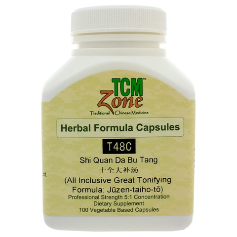 TCM Zone All-Inclusive Great Tonifying Formula (T48) Capsules 100 ...