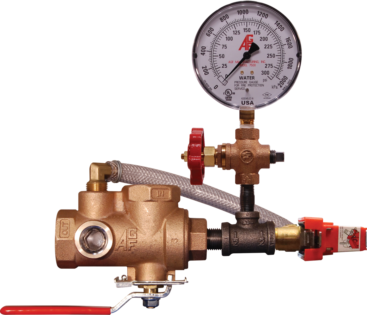 Test and Drain with Gauge | 2511T | TESTanDRAIN