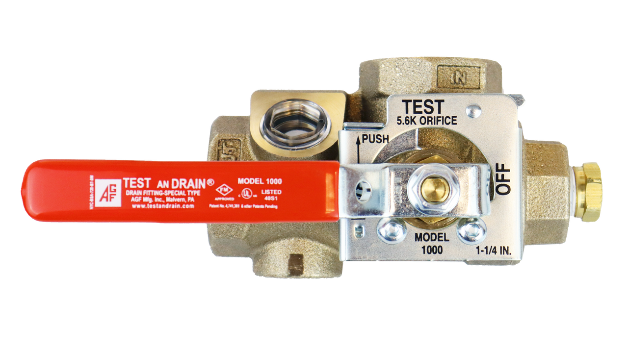 TESTanDRAIN Inspector's Test and Drain Valves