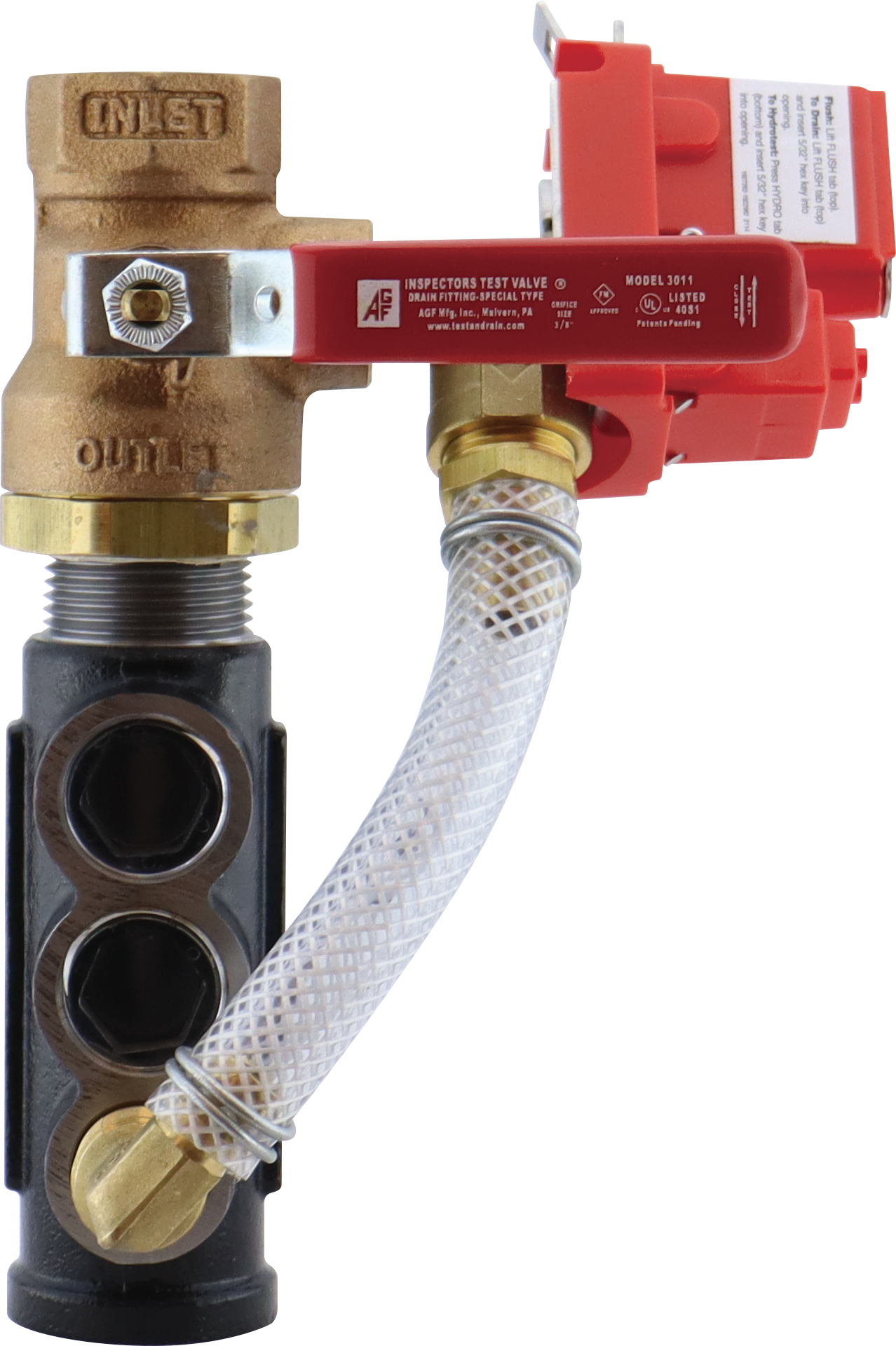 Inspectors Test Valve with Pressure Relief | Model 3011A