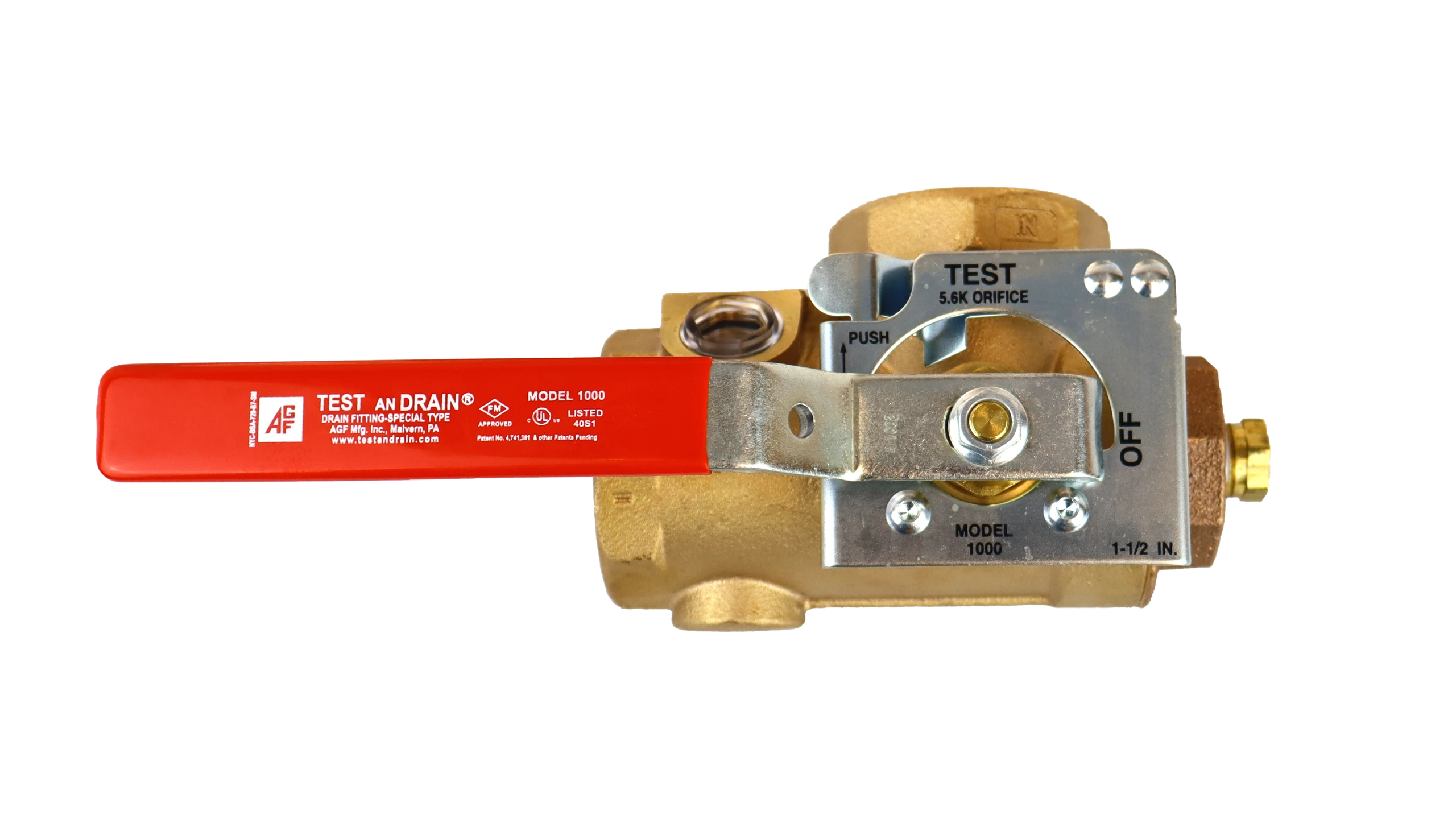 AGF Test and Drain Valve | 1000 | TESTanDRAIN