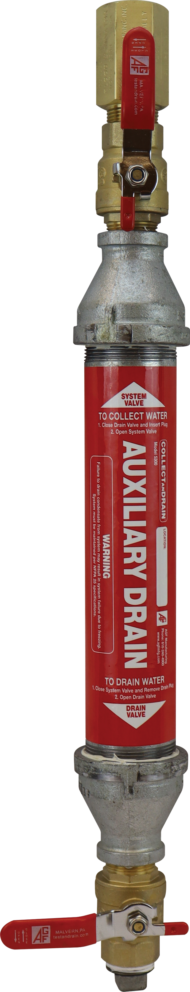 Preassembled Auxiliary Drain | 5300 | COLLECTanDRAIN