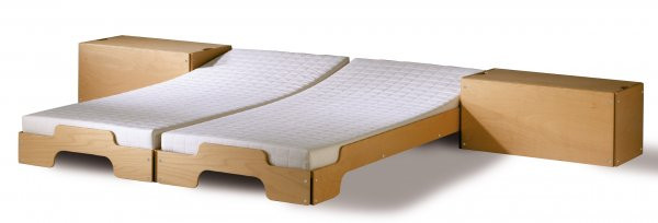 Stacking Bed Comfort in Beech | Mueller Small Living USA