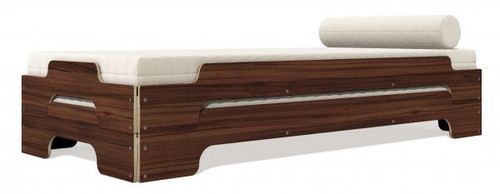 Stacking Bed Comfort in Walnut | Mueller Small Living USA