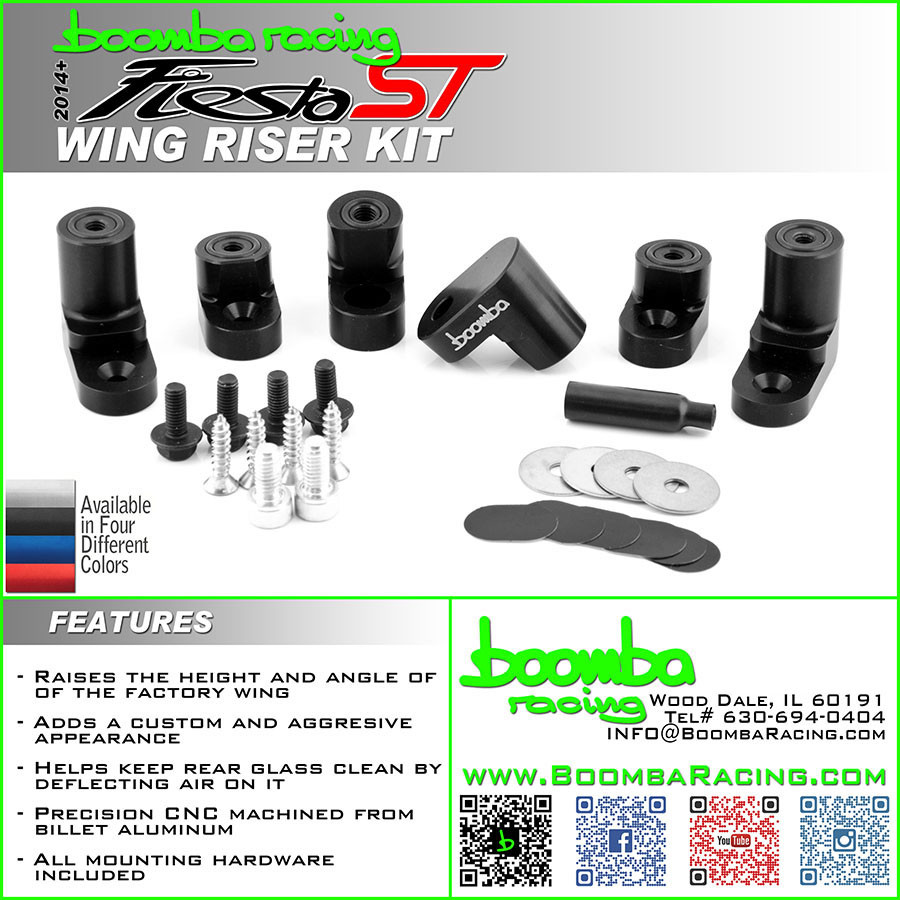 FIESTA ST WING RISERS - Boomba Racing, Inc.