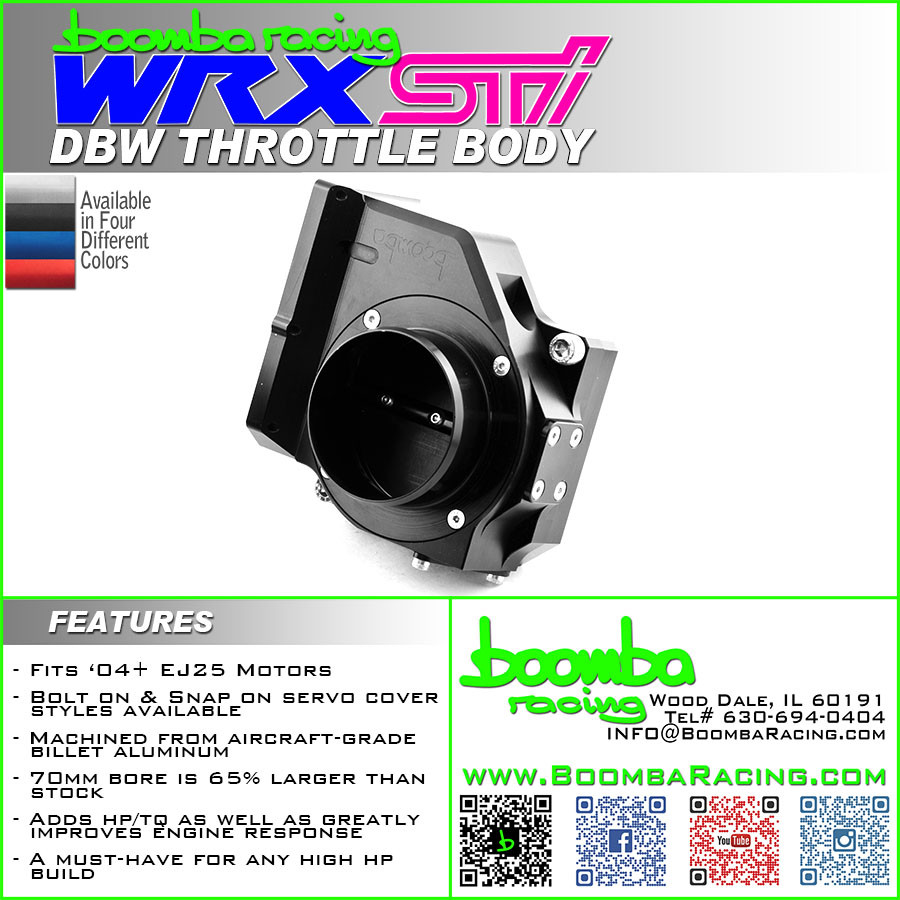 Subaru, Impreza, WRX, 75mm, Throttle Body, DBC