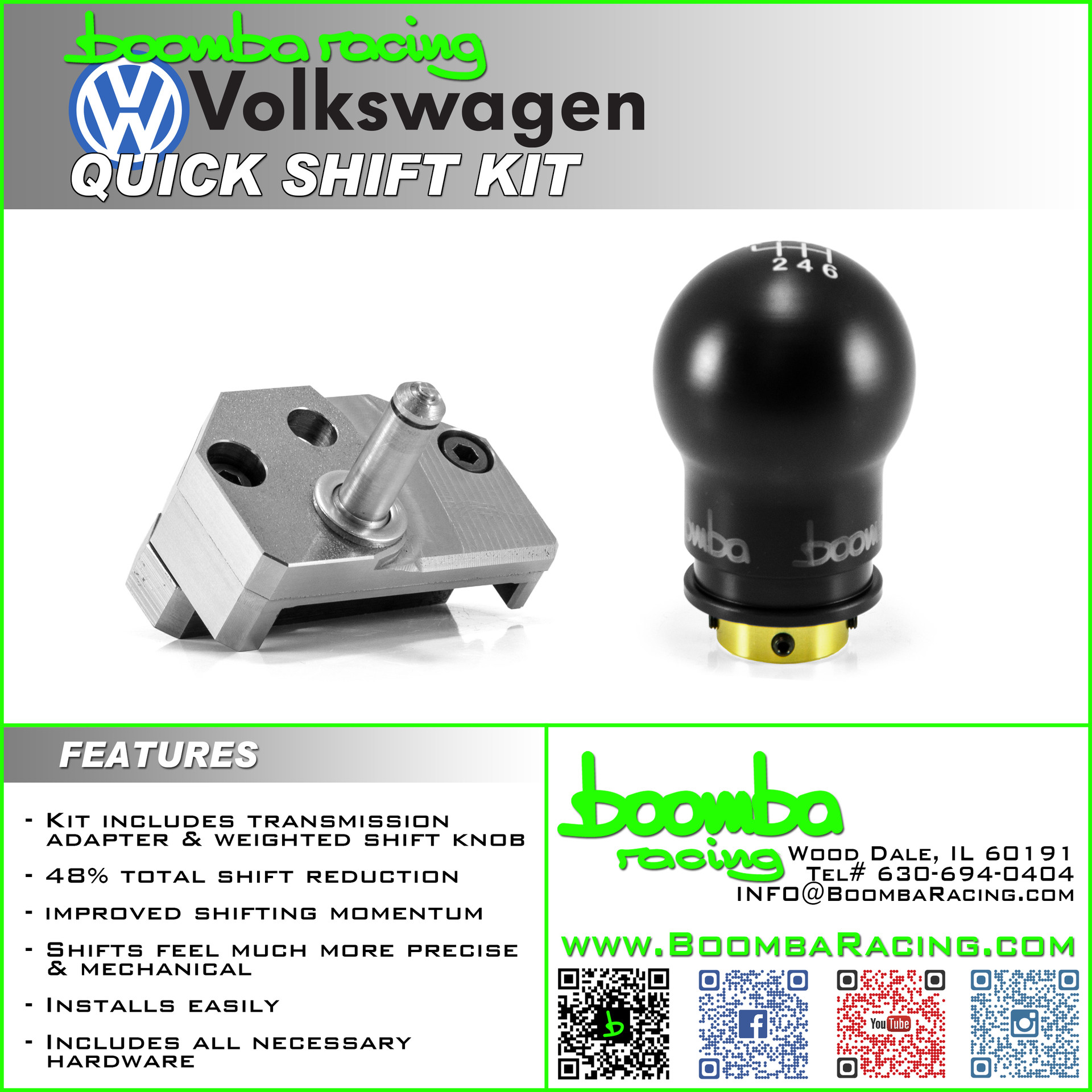VW QUICK SHIFT KIT - Boomba Racing, Inc.
