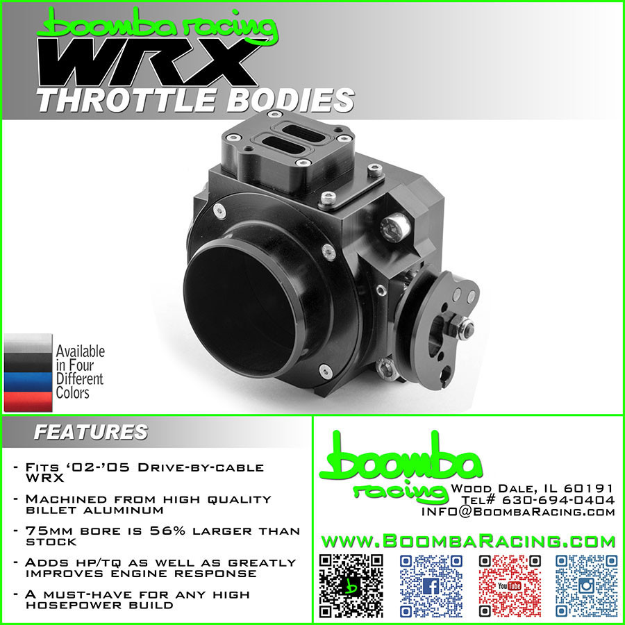 Subaru, Impreza, WRX, 75mm, Throttle Body, DBC