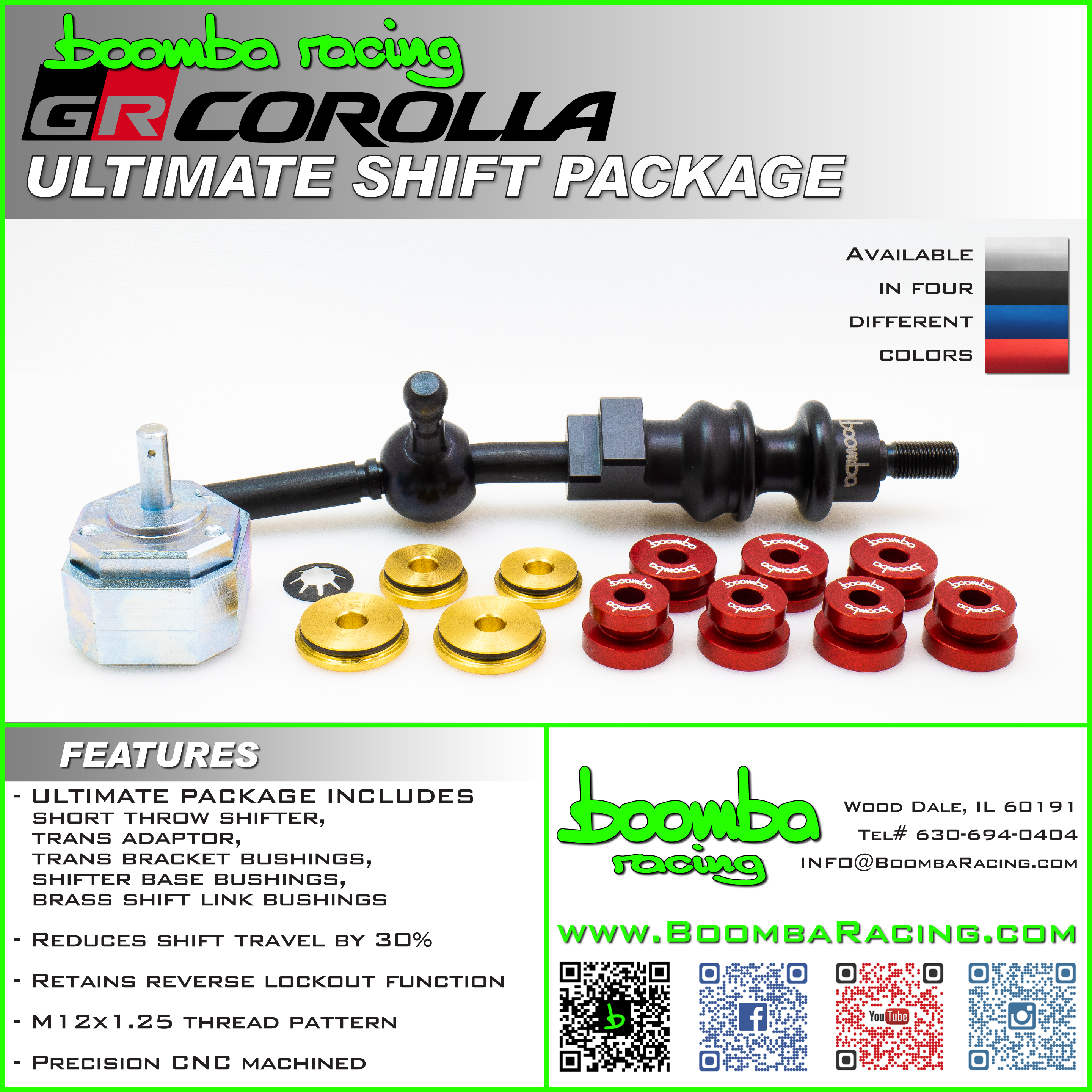 GR Corolla Ultimate Shift Package - Boomba Racing, Inc.