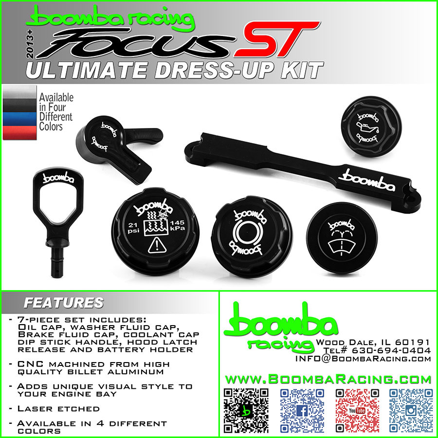 FOCUS ST ENGINE DRESS UP KIT - Boomba Racing, Inc.