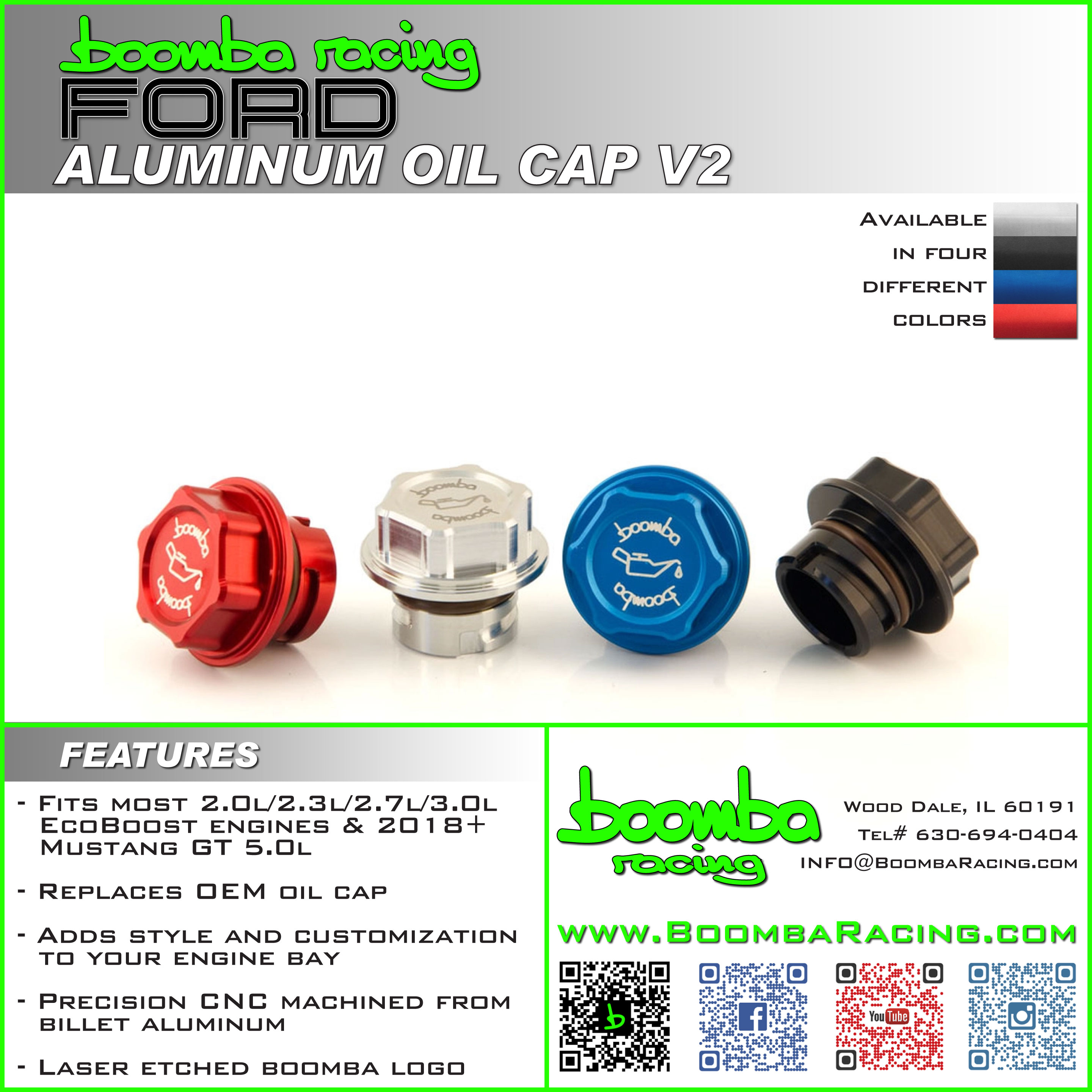 Ford EcoBoost Oil Cap V2
