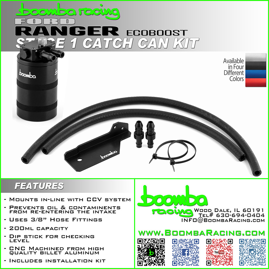 '19+ Ranger Ecoboost Catch Can Kit (Stage 1 CCV)