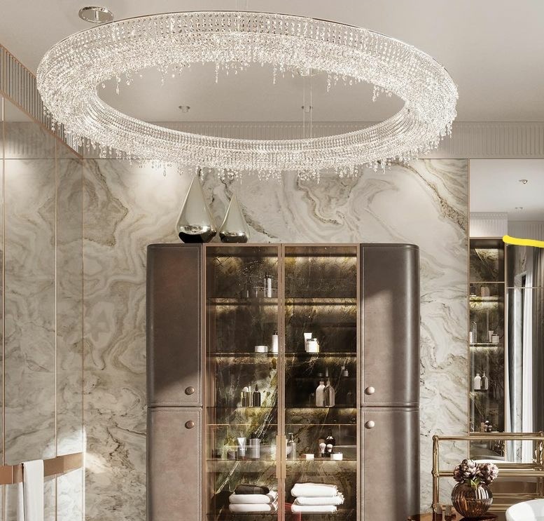 Al Masah Crystal Chandelier - CHA01186 - AL MASAH CRYSTAL CO.