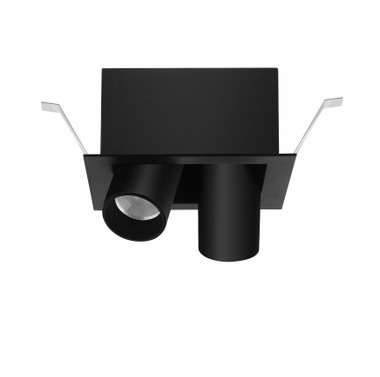 SP00010 LTH0769A-2*7W RECESSED SPOT LIGHT BLK 3000 K