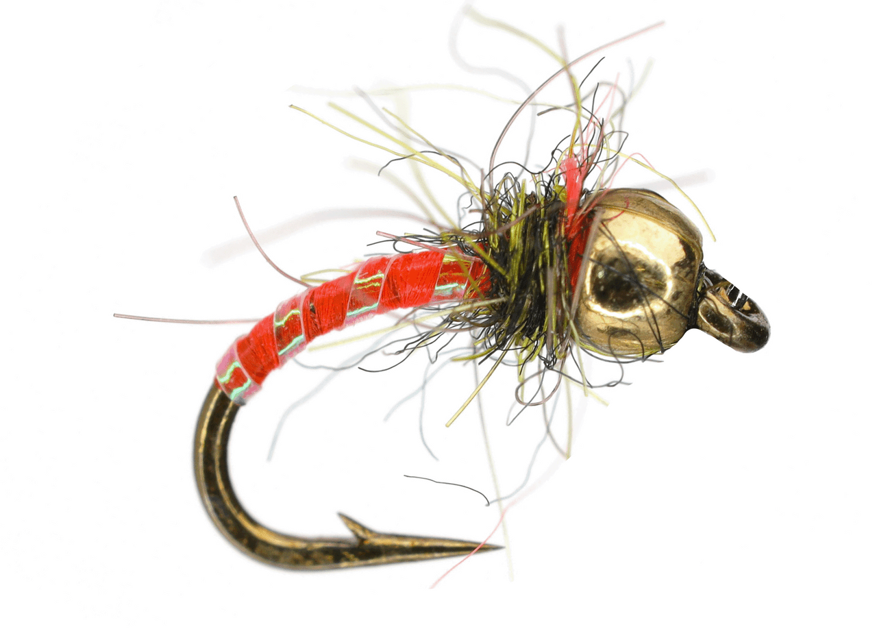 Bead Fire Orange Midge - RoundRocks
