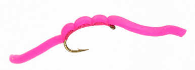 Hot Pink Wiggler Worm - RoundRocks