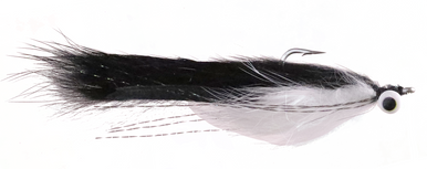 Black/White Bunny Strip Minnow - RoundRocks