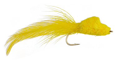 Yellow Deer Hair Diver - RoundRocks