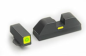 Aro-Tek Ghost Ring sights with Aro Glow front sight Fits G17, 19, 22 ...